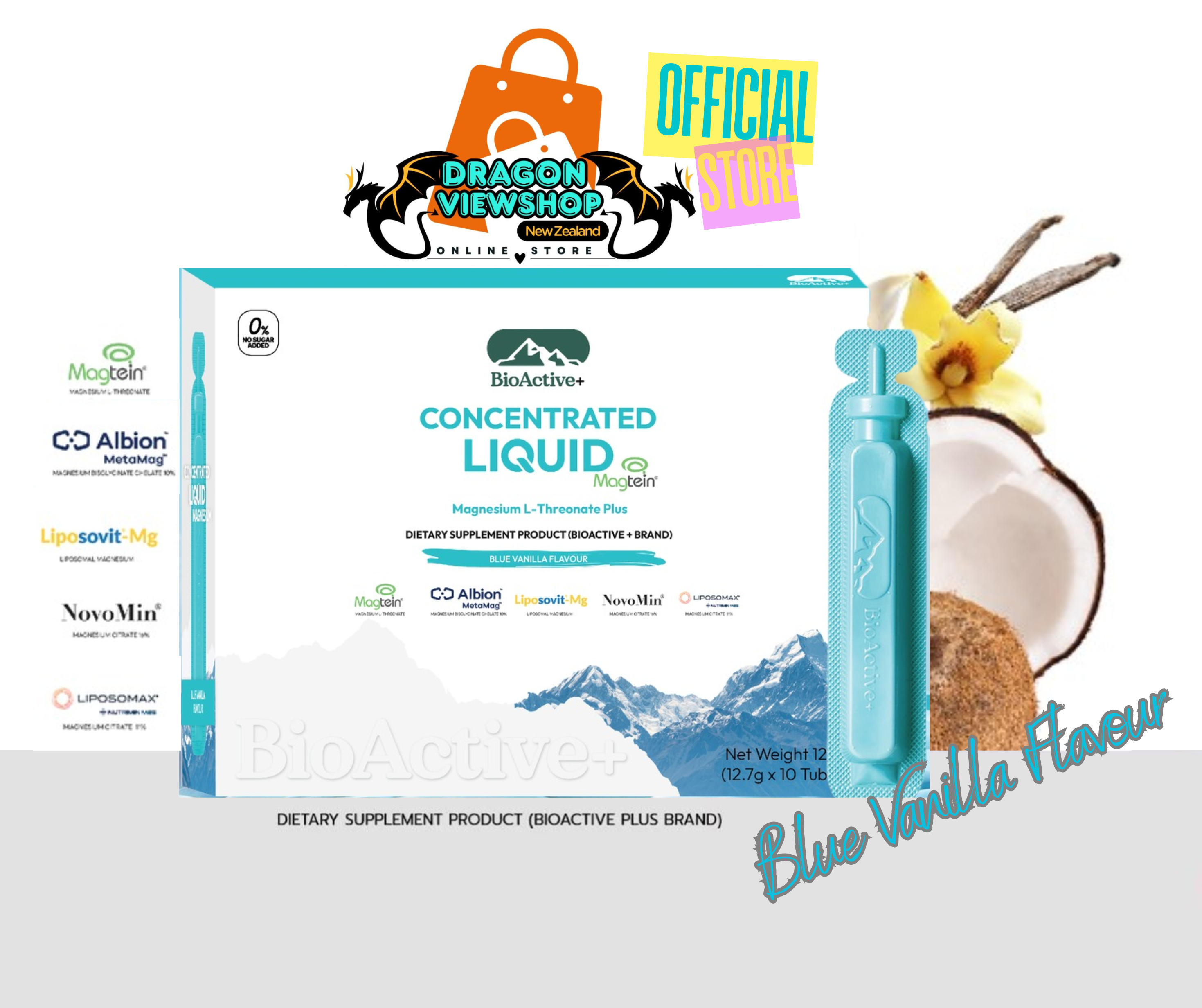 BioActive Concentrated Liquid Magnesium – Dragon View ShopNZ